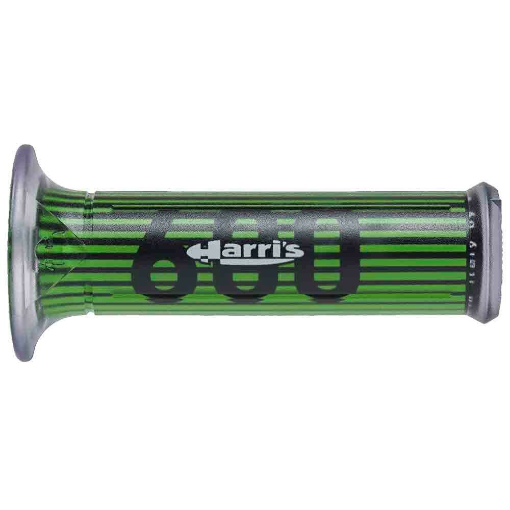 Грипсы руля ARIETE серии HARRI’S с логотипом HARRI’S 600 зеленый (ARI-01687/F-DV)