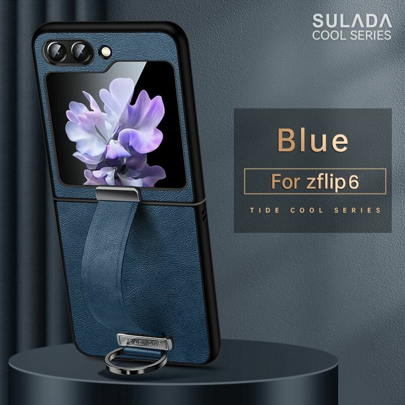SULADA Роскошное ОПремиум коже чехол для Samsung Galaxy Z Flip 6 / Самсунг Z Flip 6