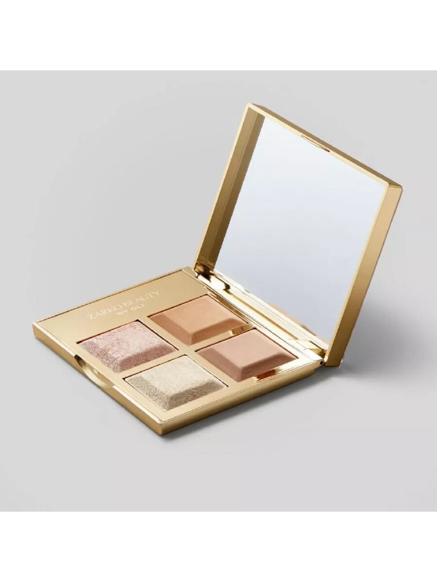 Палетка Zarko Highlight & Contour, для контуринга лица, сухая текстура, бежевая