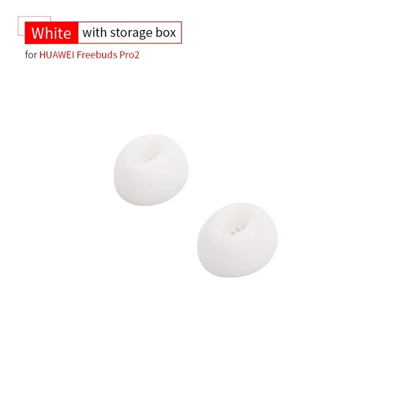 Силиконовые амбушюры White для HUAWEI Freebuds Pro2, Размер M