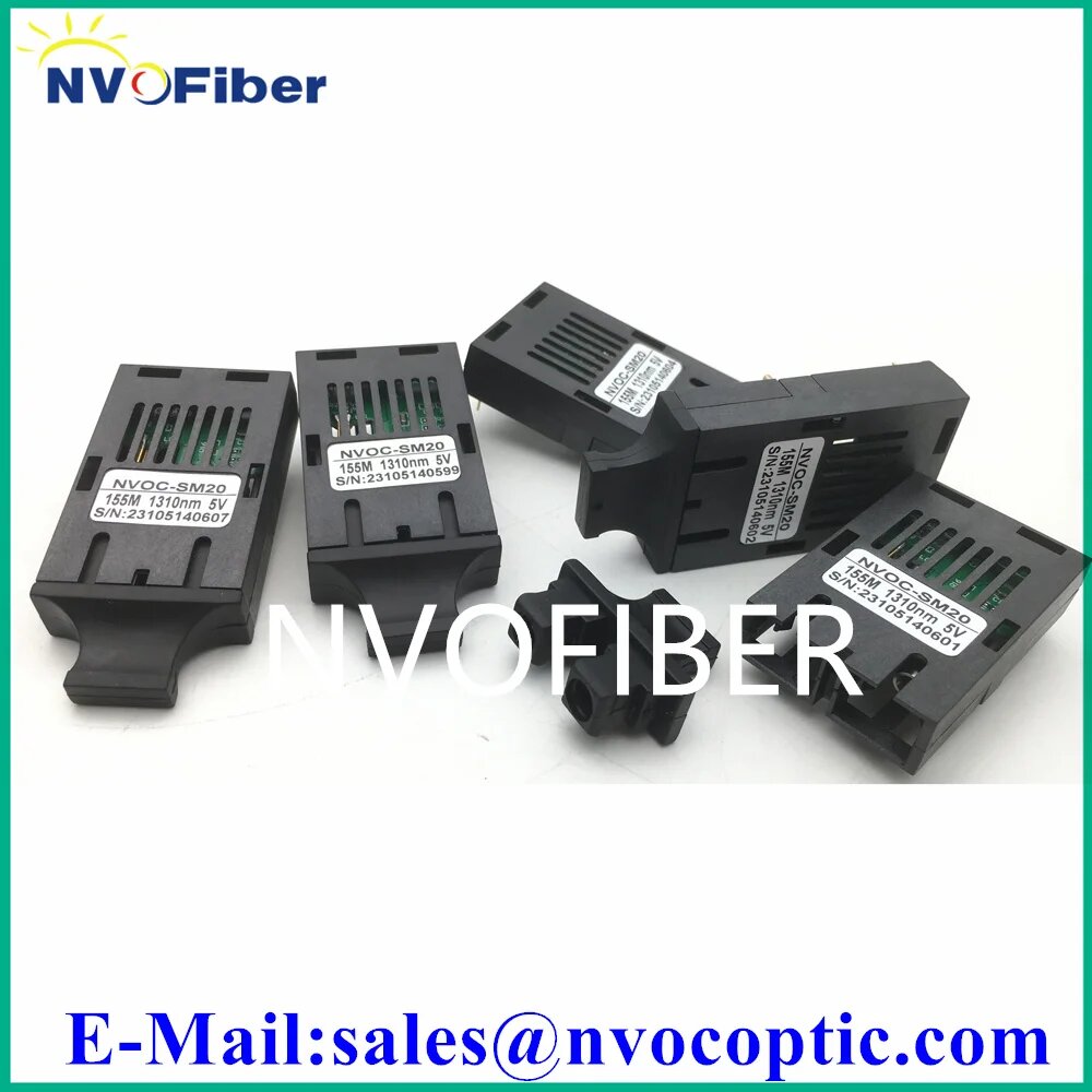 QXHFITEBER NVO-1x9-155M 155Mbps оптоволоконный трансивер SC 5V