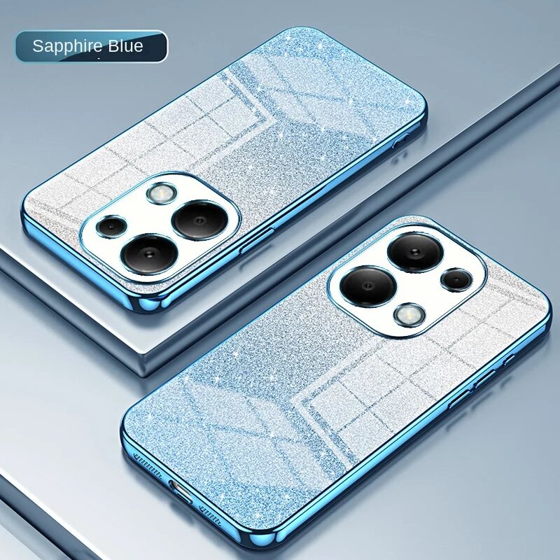 Блестящий чехол для Infinix Note 40 Pro, Sapphire Blue