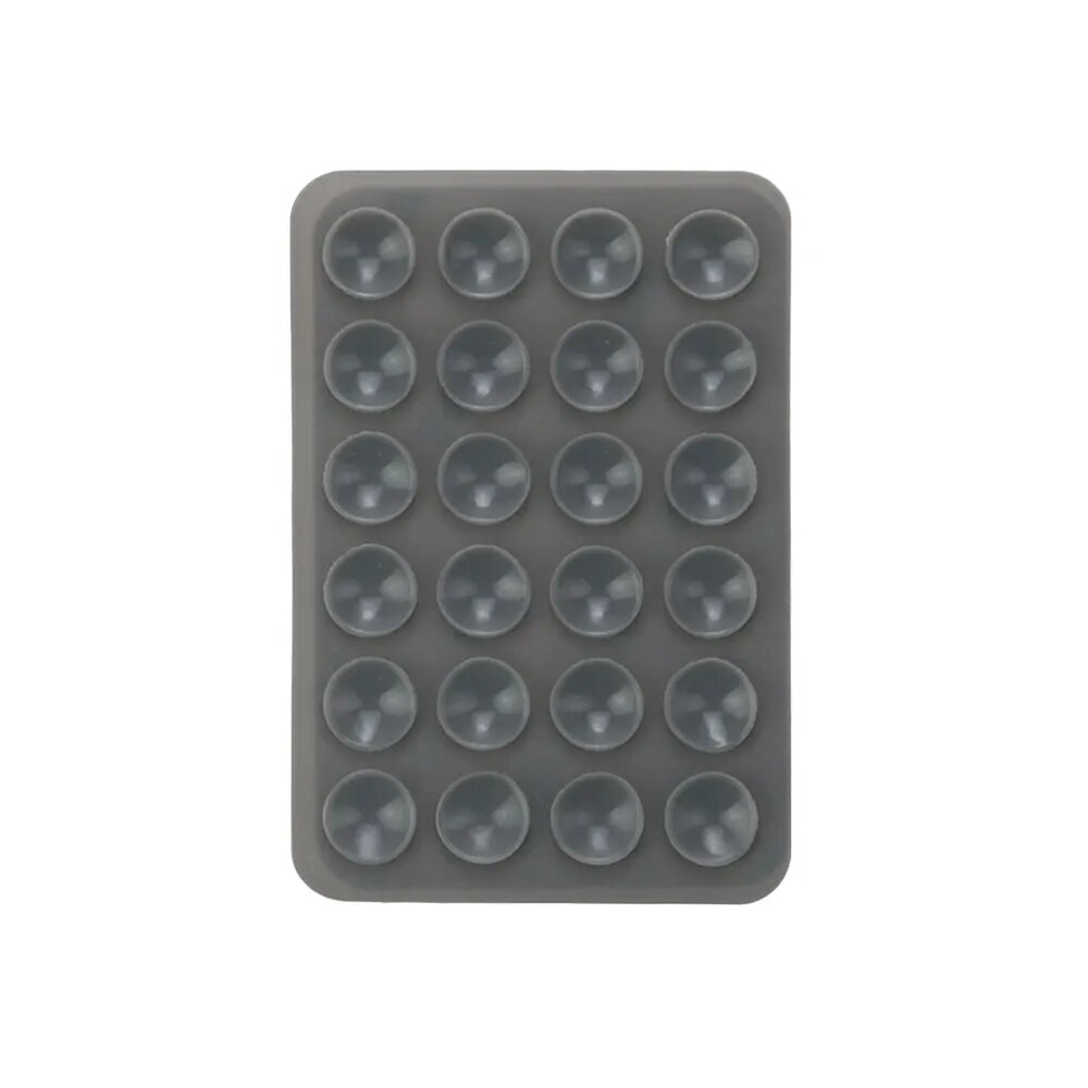 Силиконовая присоска для телефона, Dark Gray, 25 ячеек
