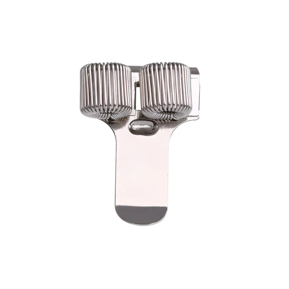 JESJELIU Металлический пружинный зажим для ручки серебристый