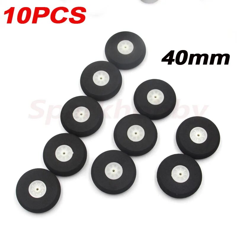 10 шт, 25/30/40 мм, высококачественные губчатые колеса для самолета, отверстие для оси 2,1 мм, губчатая шина, 100% новинка для радиоуправляемого самолета, вертолета