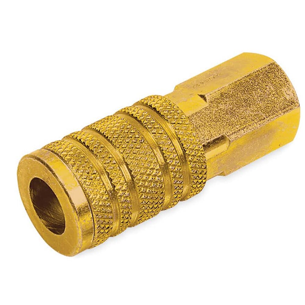 Переходник-муфта быстроразъемный, резьба 1/2"-14NPT, для воздушной магистpали, AHC27