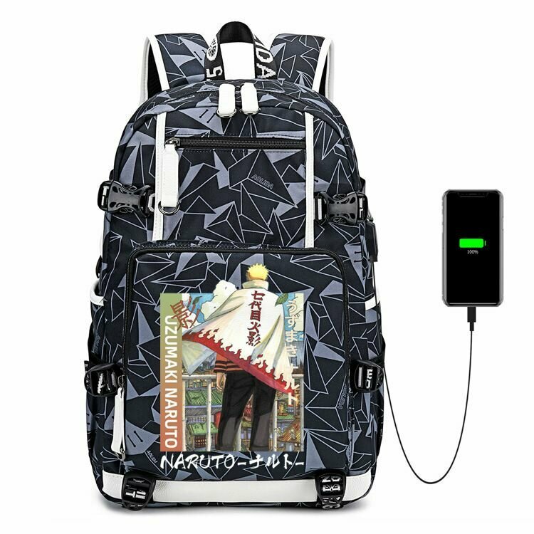 Аниме Рюкзак Наруто / NARUTO унисекс Арт подростковый школьный-JIANGYIN-WQFSD
