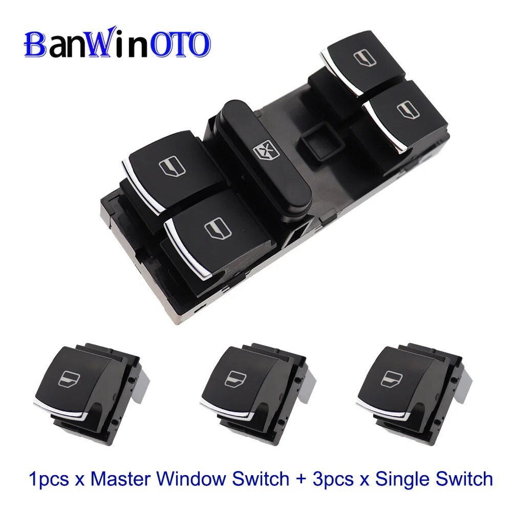 5ND95985 7 кнопки управления главным окном для VW Jetta Tiguan Golf GTI MK5 MK6 Passat B6 CC Seat Leon MK2 5ND 959 857 Set