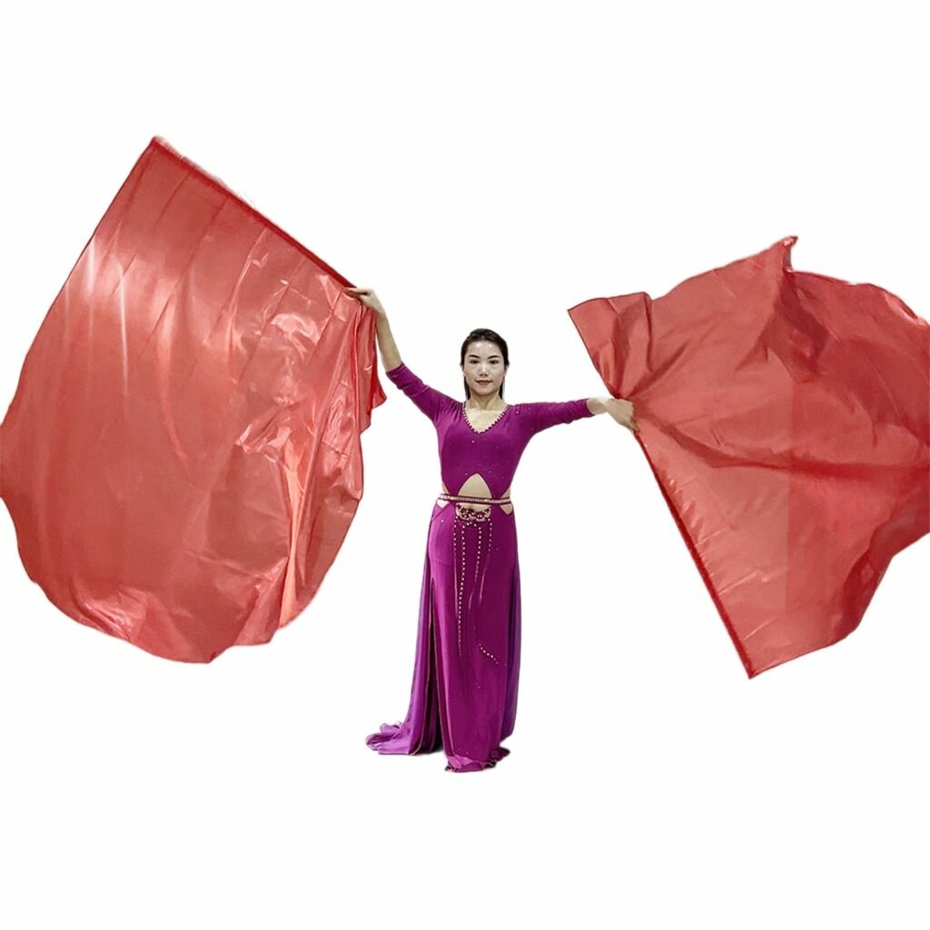 (1 пара) 1,4-метровый полукруглый флаг восхваления крыла ангела-красный