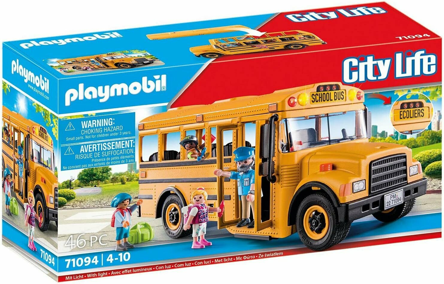 Конструктор Школьный Автобус Playmobil 71094