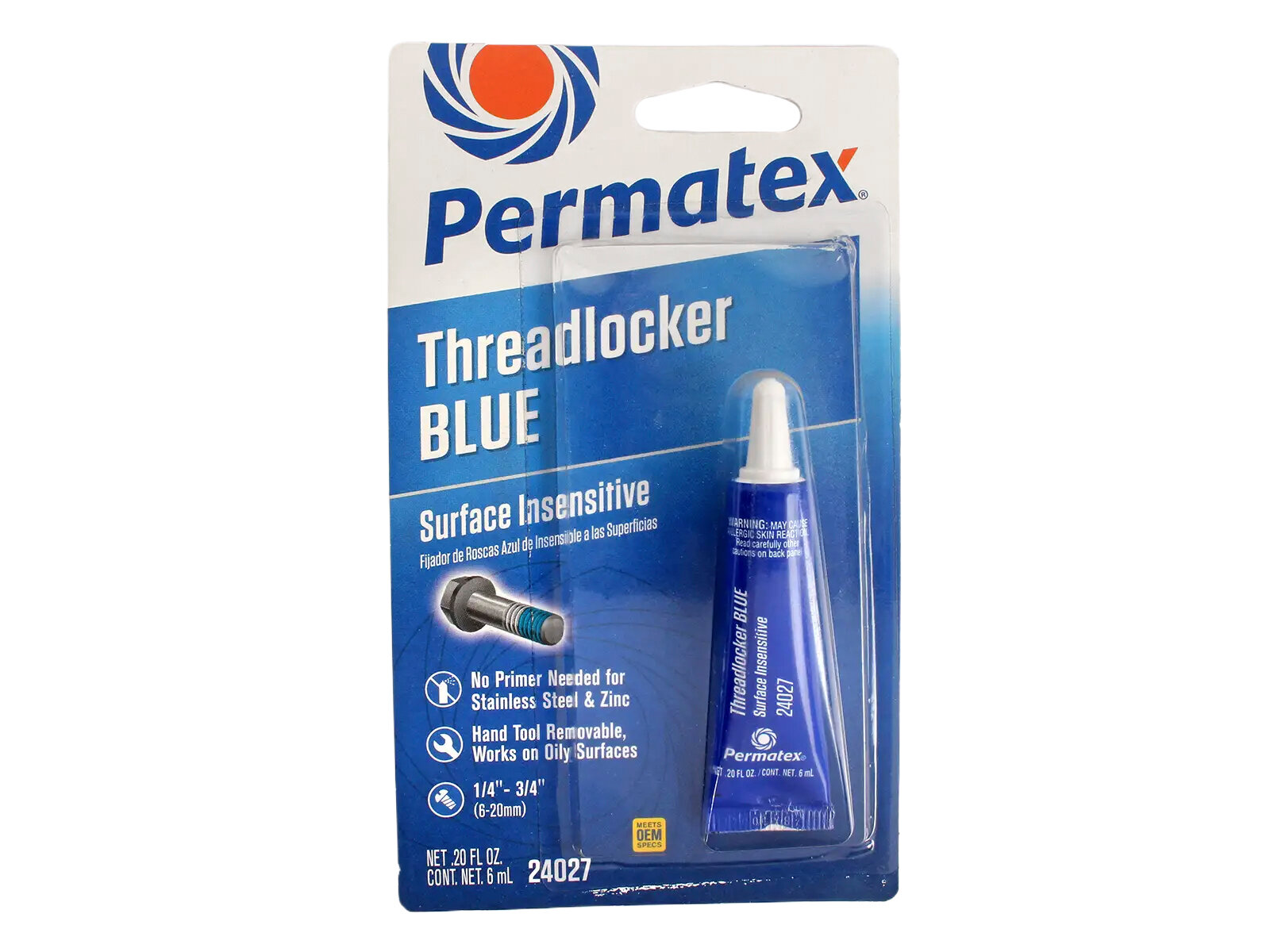 Фиксатор резьбовых соединений 6мл синий PERMATEX