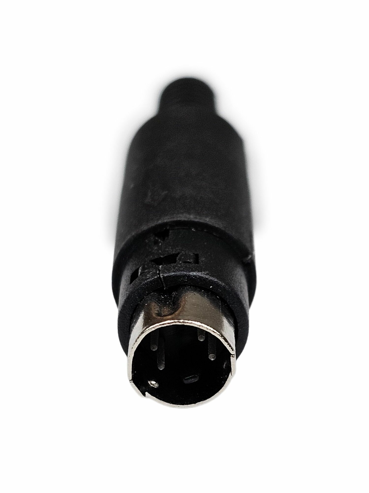 Разъем mini DIN 4 pin "штекер" пластик на кабель