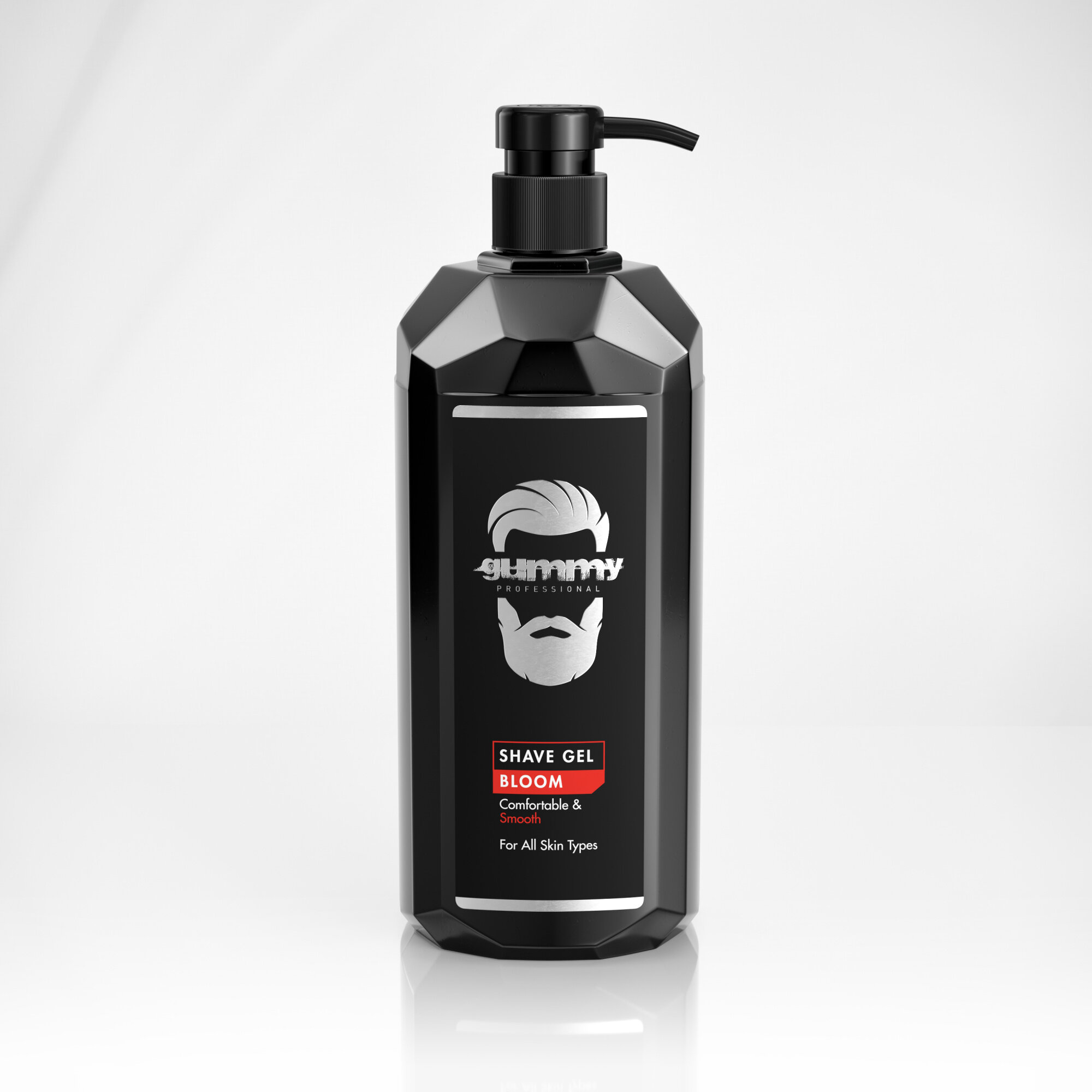 Гель для бритья Gummy Professional Bloom Shaving Gel with Dispenser, 1000 мл