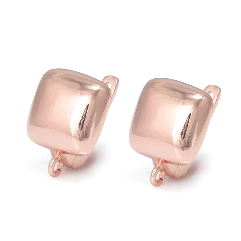 Розовые серьги-клипсы YANASI Rose Gold