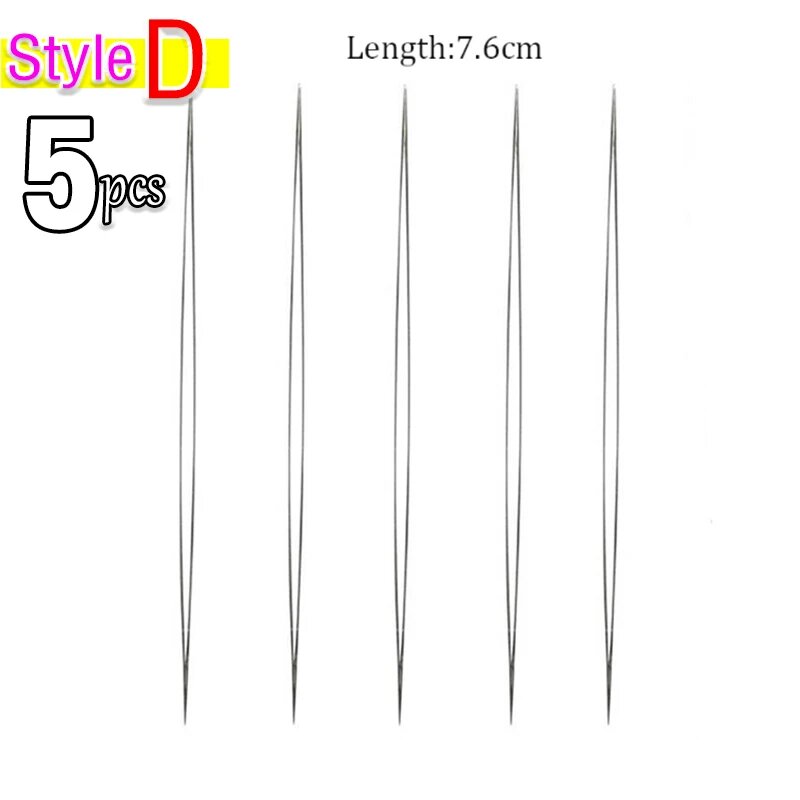 Иглы для бисера Style D, 7.6см, 5 шт