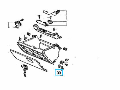 Гайка, пружина, 4MM (Оригинал)