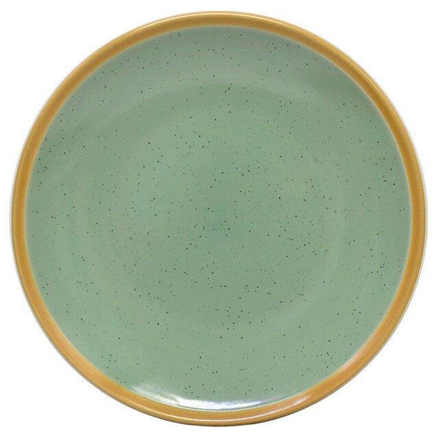 Тарелка NUOVACASA "Stone green" 239103, 20 см, десертная, керамика
