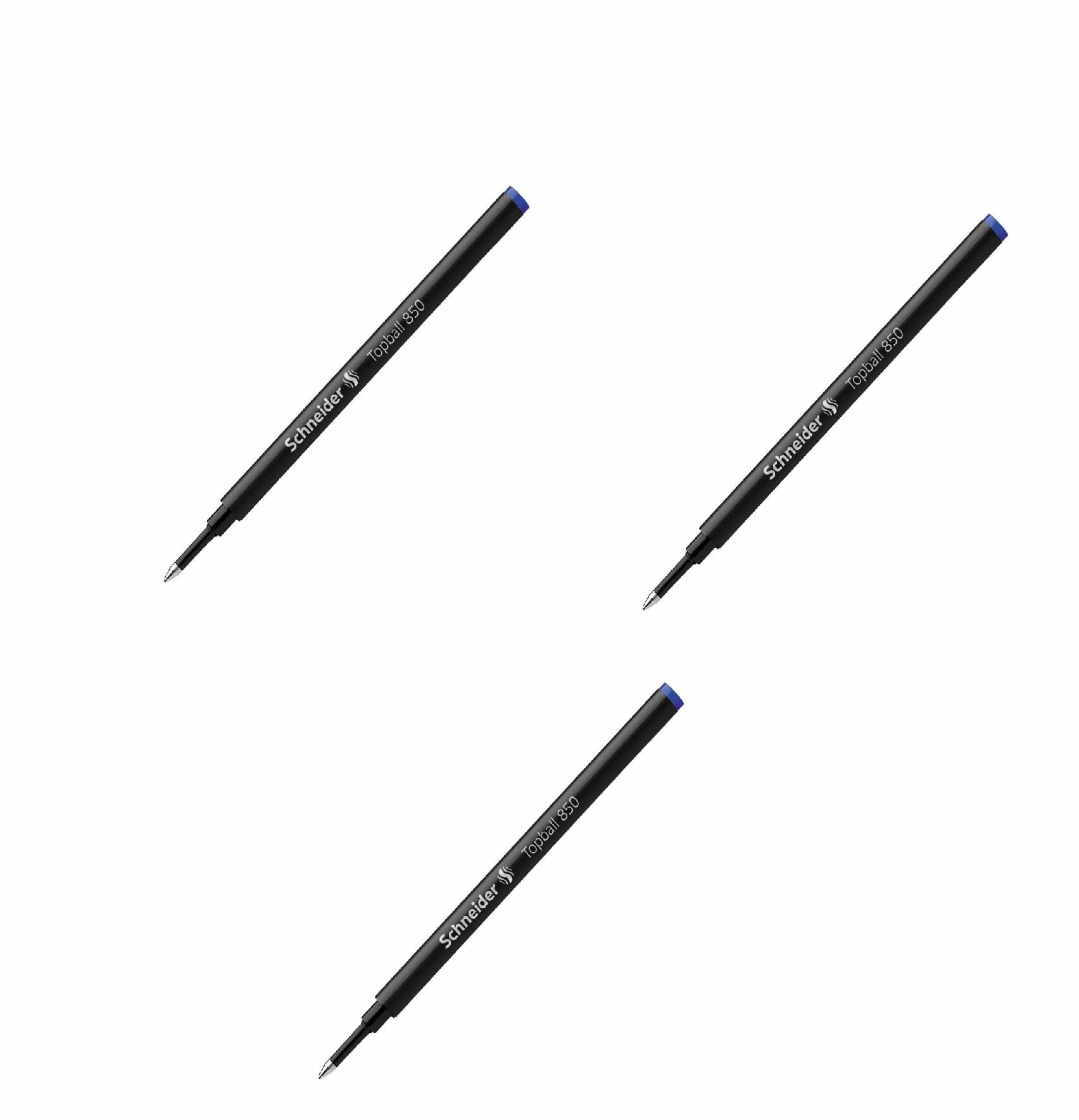 Schneider Стержень для роллера, 110 мм, синий , 3 уп