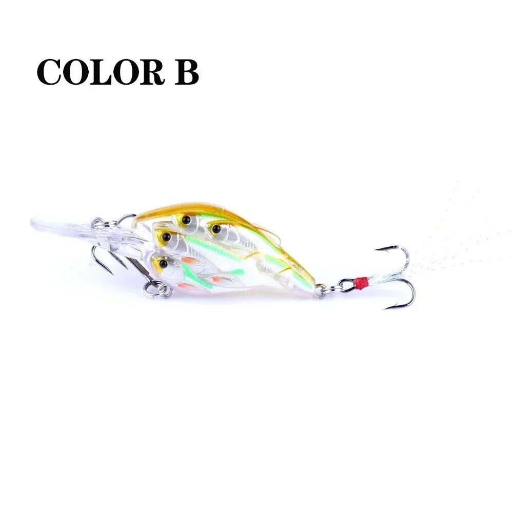 Воблер COLOR B, 9г, 75мм, Белый