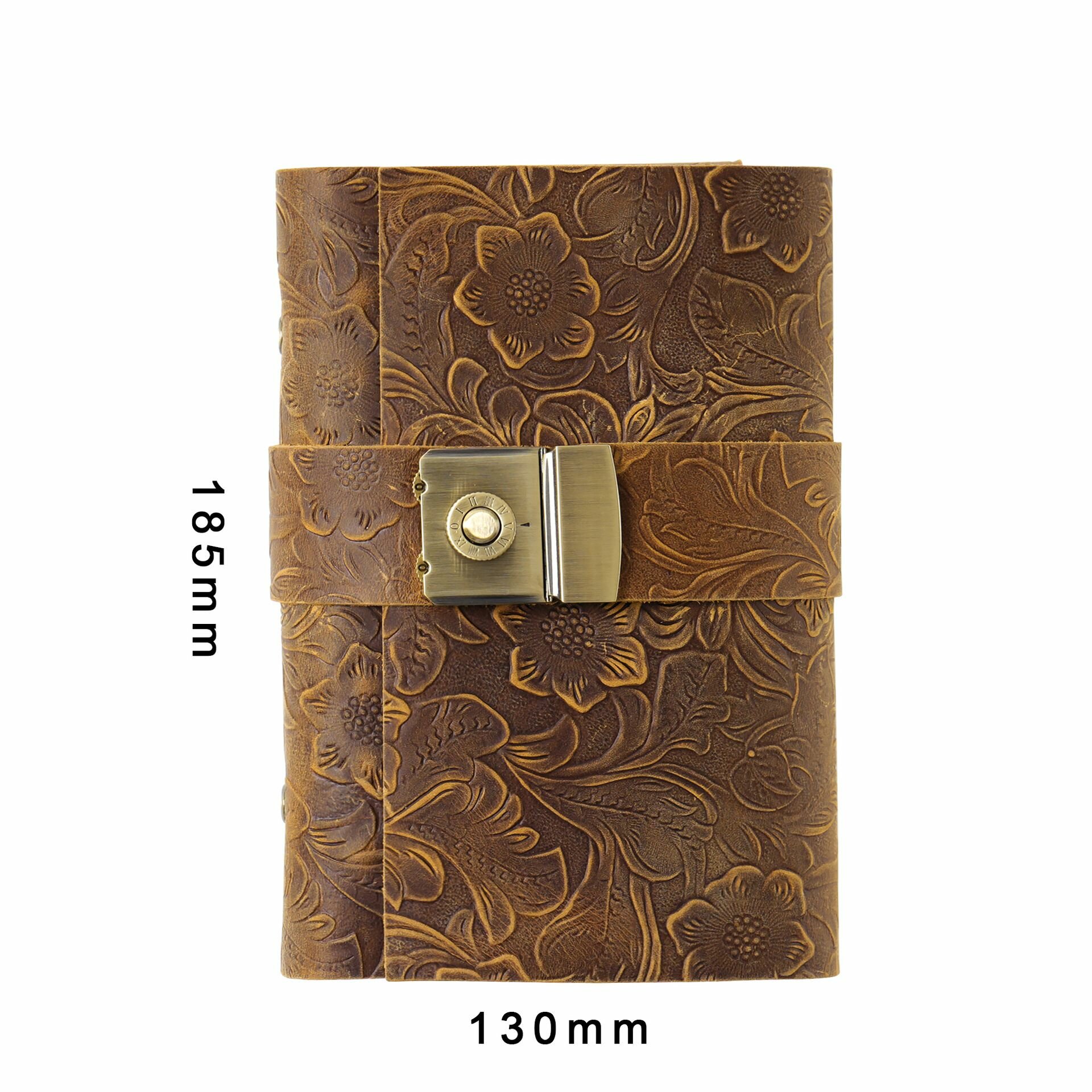 Блокнот с отрывными листами из натуральной воловьей кожи с рисунком, защищенный паролем A5 A6 A7