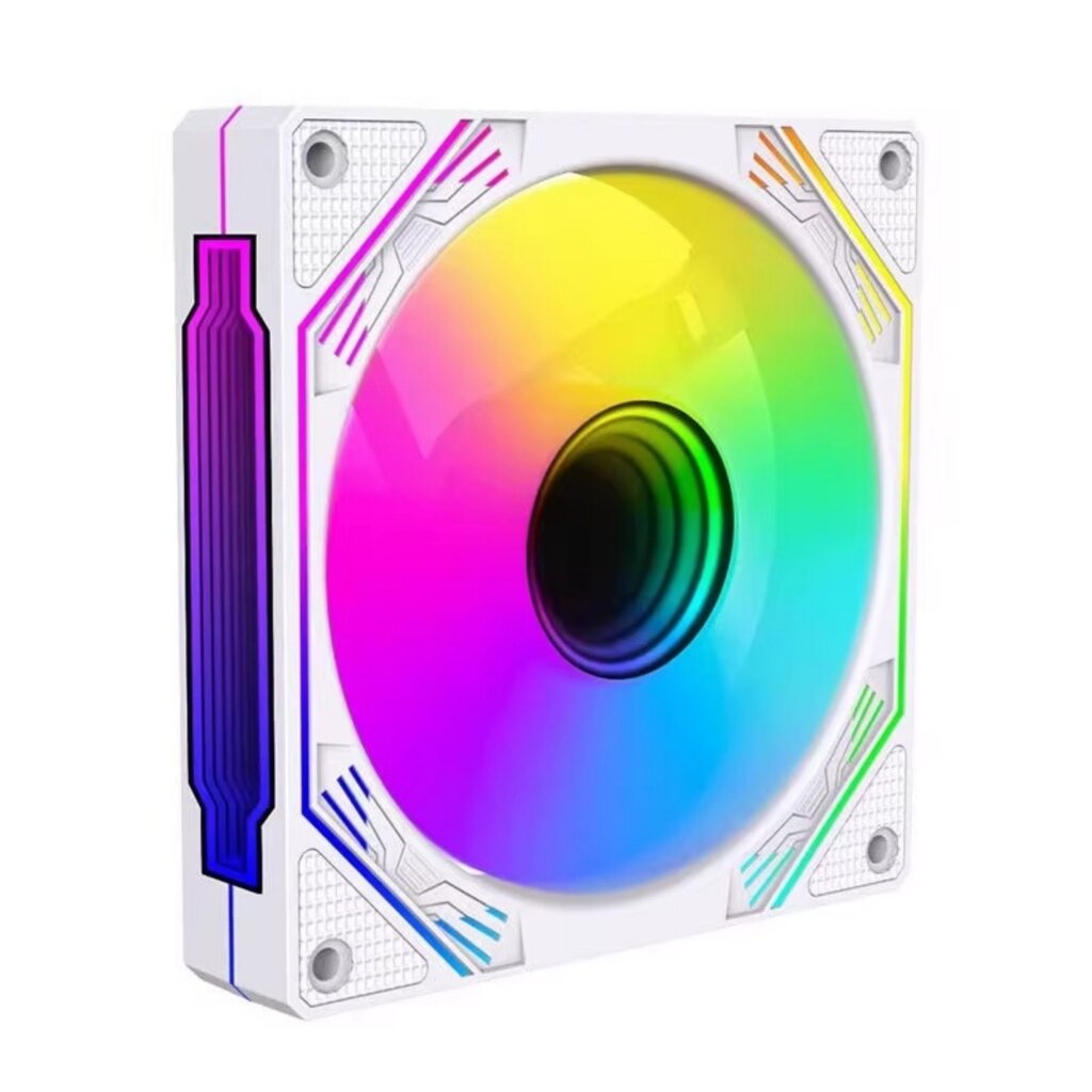 Светодиодный вентилятор ARGB LED 120 мм 5V 3Pin для ПК с эффектом бесконечного зеркала, бесшумным высоким потоком воздуха для процессорных кулеров и корпуса