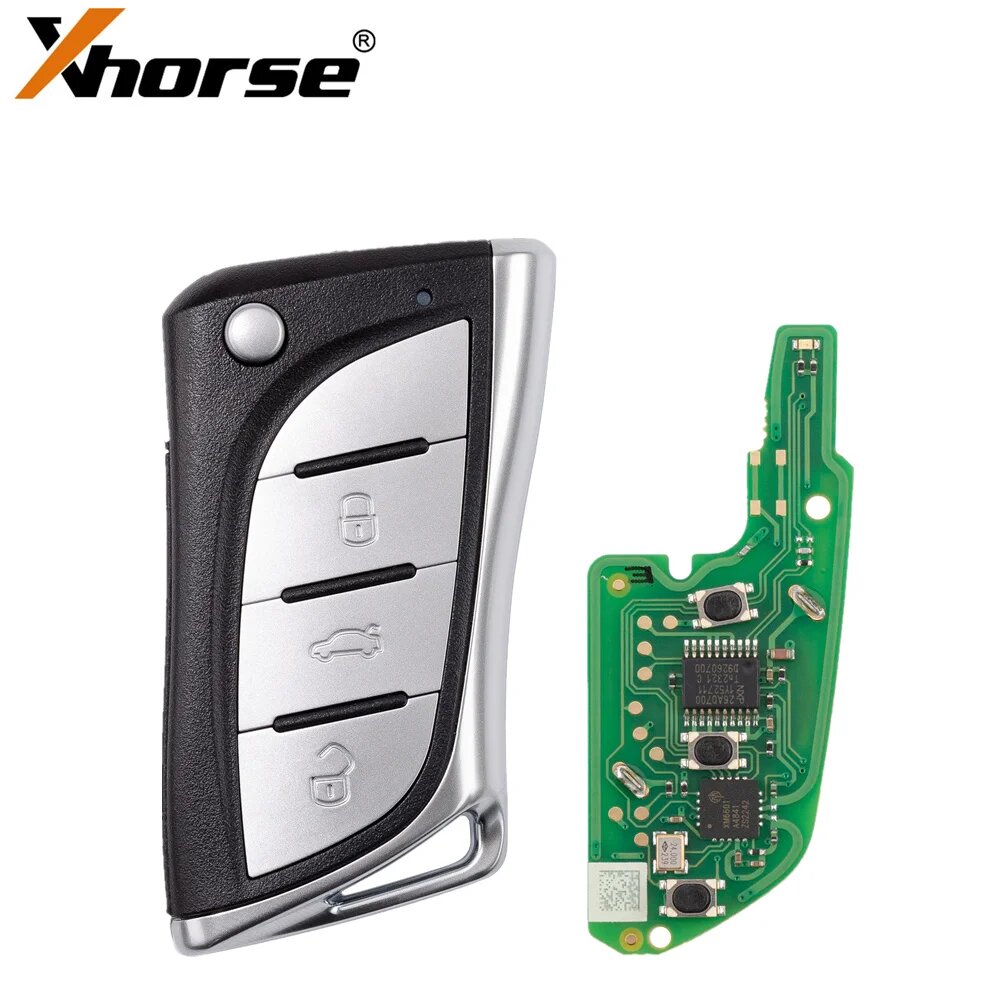 1 шт. Xhorse XNLEX0EN Универсальный беспроводной дистанционный ключ с 3 кнопками для Lexus