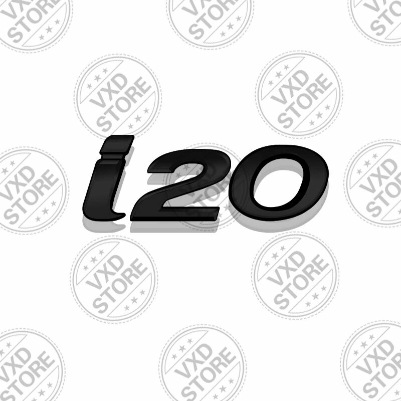 Для I30 I10 I20 I40 надпись автомобиля 3D металлические буквы логотип значок наклейка автомобиль задний багажник Алфавит эмблема стикер I20
