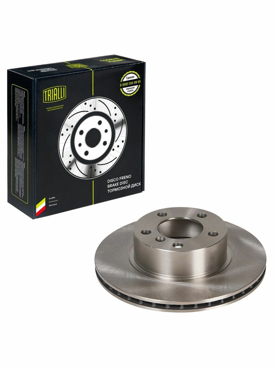 Диск тормозной передний для а/м BMW 1 (11-) / 3 (11-), Trialli DF 261007