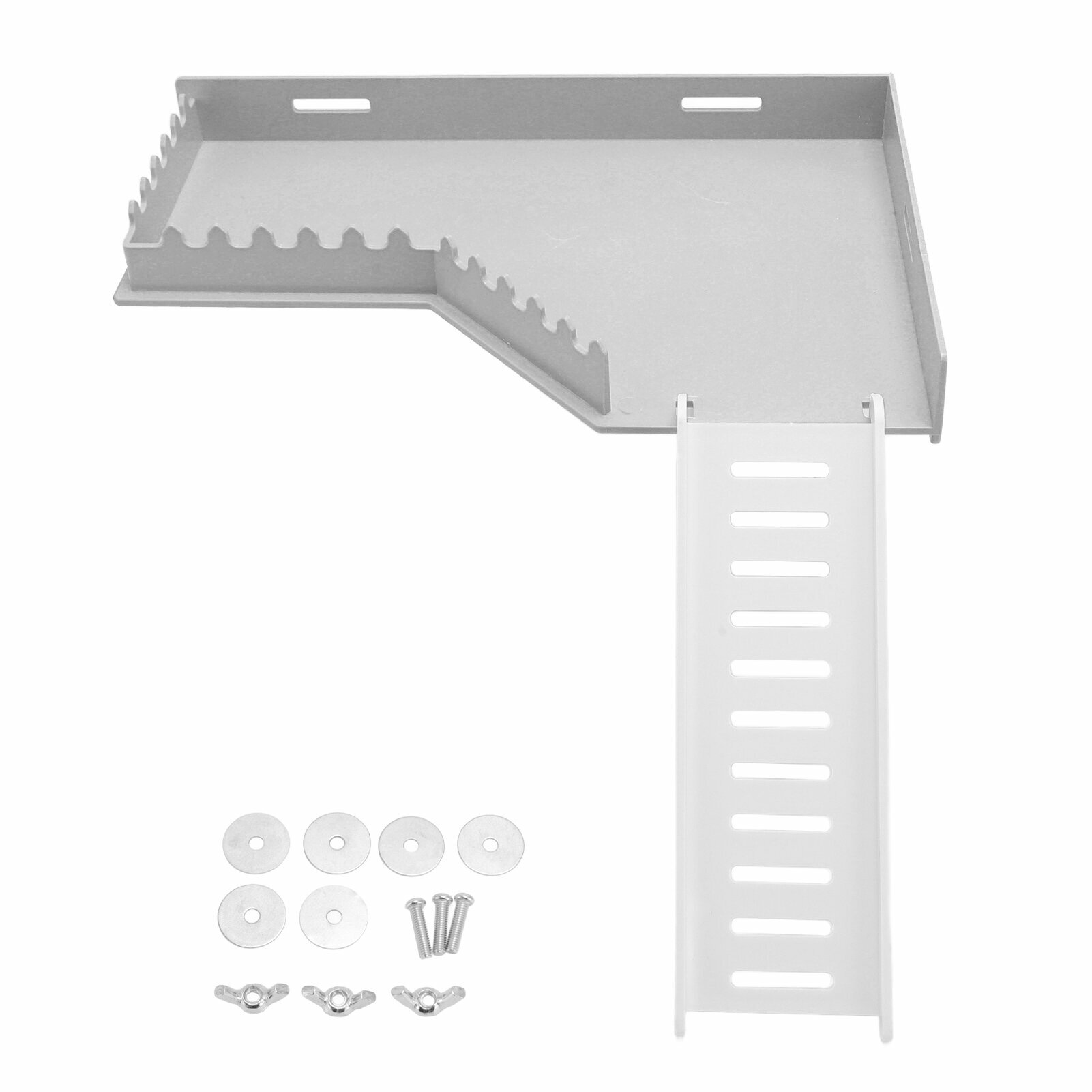 Платформа для клетки с лестницей для мелких животных, безопасная игрушка для упражнений стояния для хомяков, морских свинок и других домашних животных, пластиковый аксессуар для клетки типа L