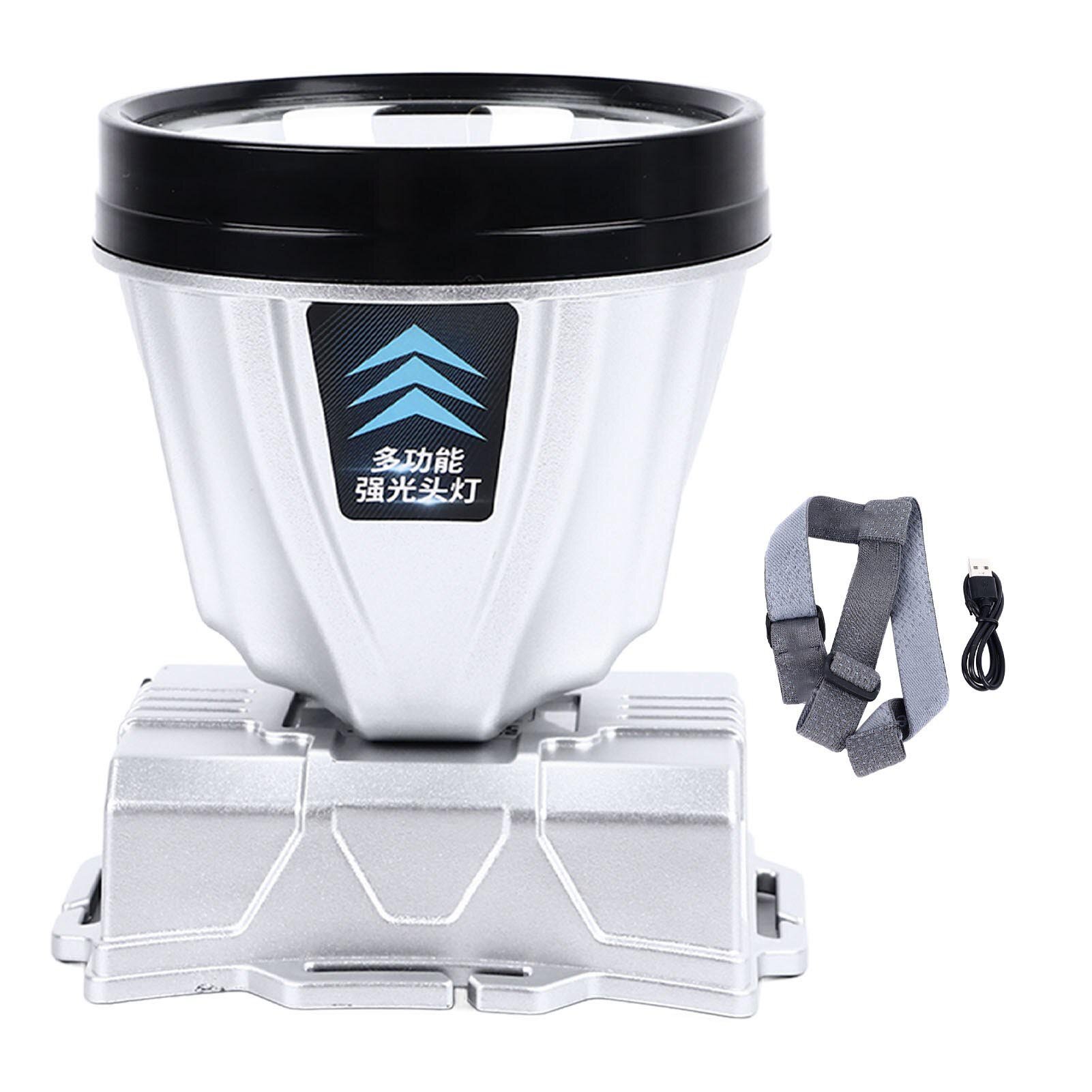 Перезаряжаемая высокая мощная фара 90000LM Высокая мощность светодиодная головка