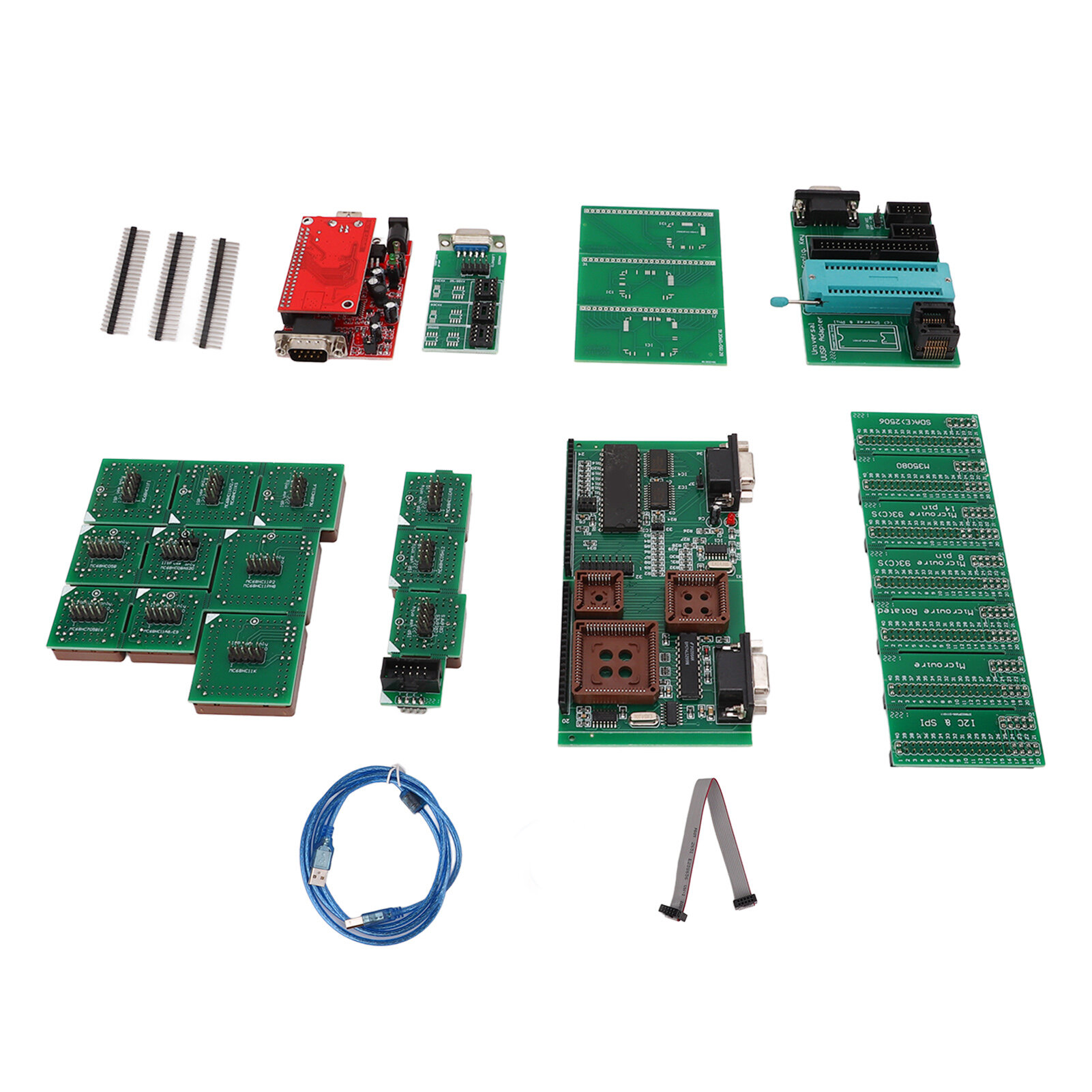 Программатор UPA USB v1.3 для чип-тюнинга ECU с полным комплектом адаптеров A и B