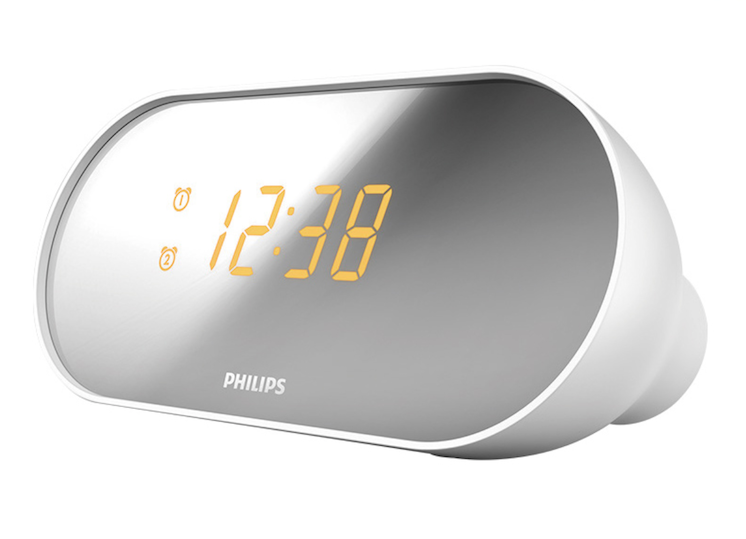 Радио часы с будильник Philips с крупными цифрами AJ2000/ 93 с FM радио