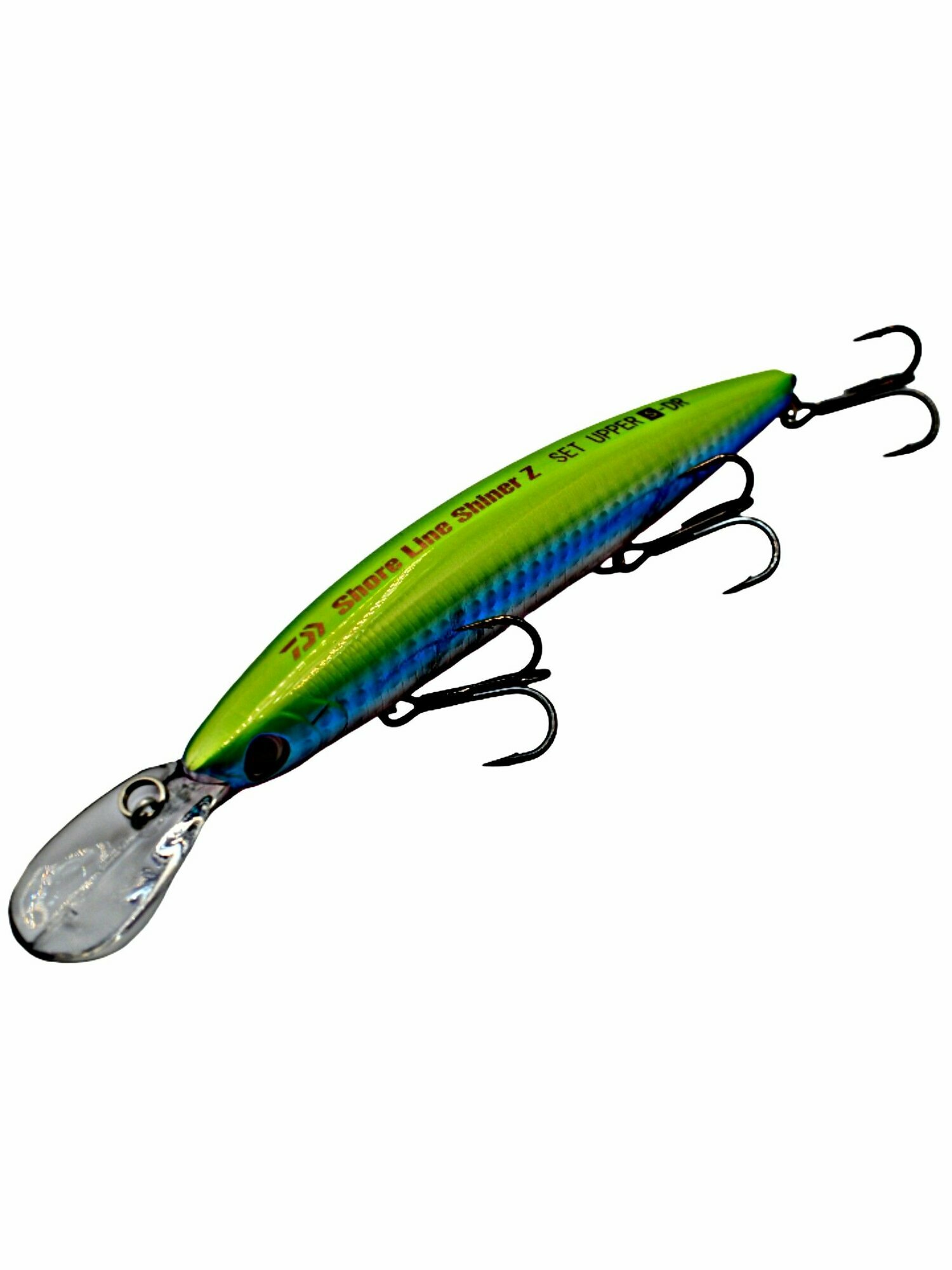 Воблер Daiwa Shore Line Shiner Set Upper 125 S DR 125 мм, 27.5 г, suspending, тройники #5 для твичинга щуки, судака, жереха