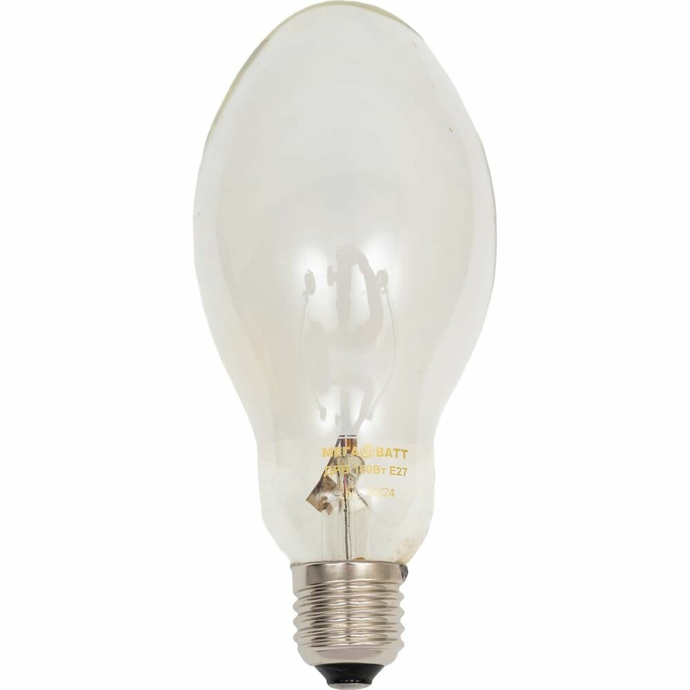 Лампа дуговая вольфрамовая прямого включения ДРВ 160Вт эллипсоидная 4000К E27 мегаватт 03208