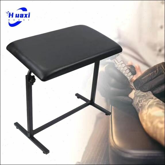 Холдер для тату M872, сталь/экокожа, регулируемая высота, до 150 кг, 40x70 см