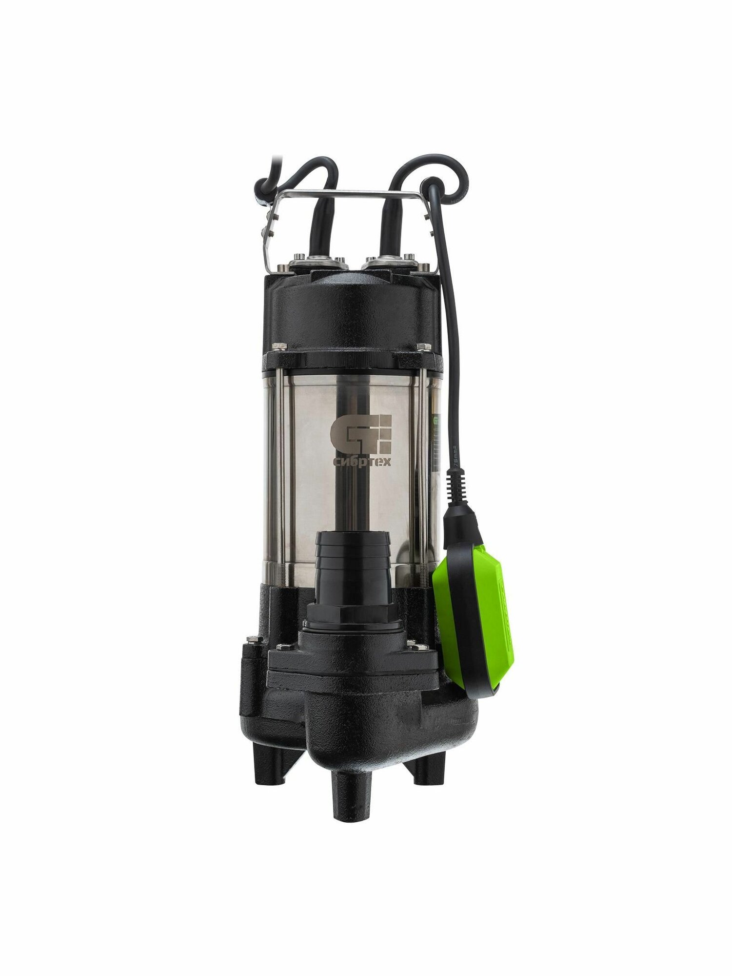 Фекальный насос СФН450, 450 Вт, напор 15 м, 21000 л/ч// Сибртех