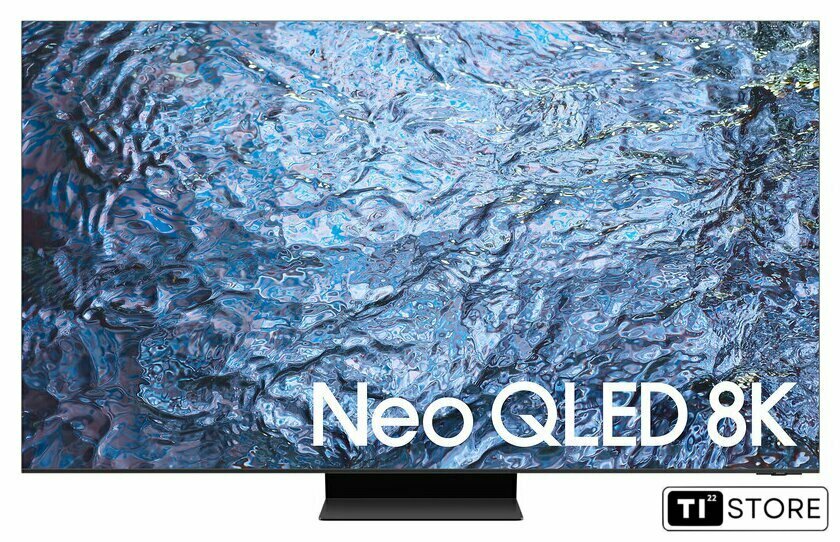 Телевизор Samsung Neo QLED QE65QN900CUXRU 2023, диагональ 65", 8K Ultra HD Smart TV, Tizen OS, Wi-Fi, Bluetooth