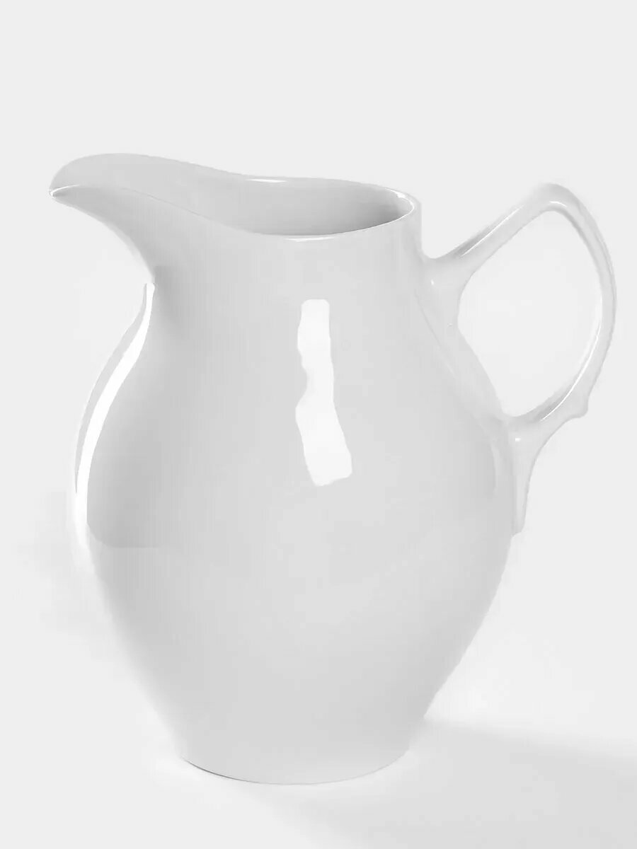 Кувшин для воды и молока 2 л фарфоровый