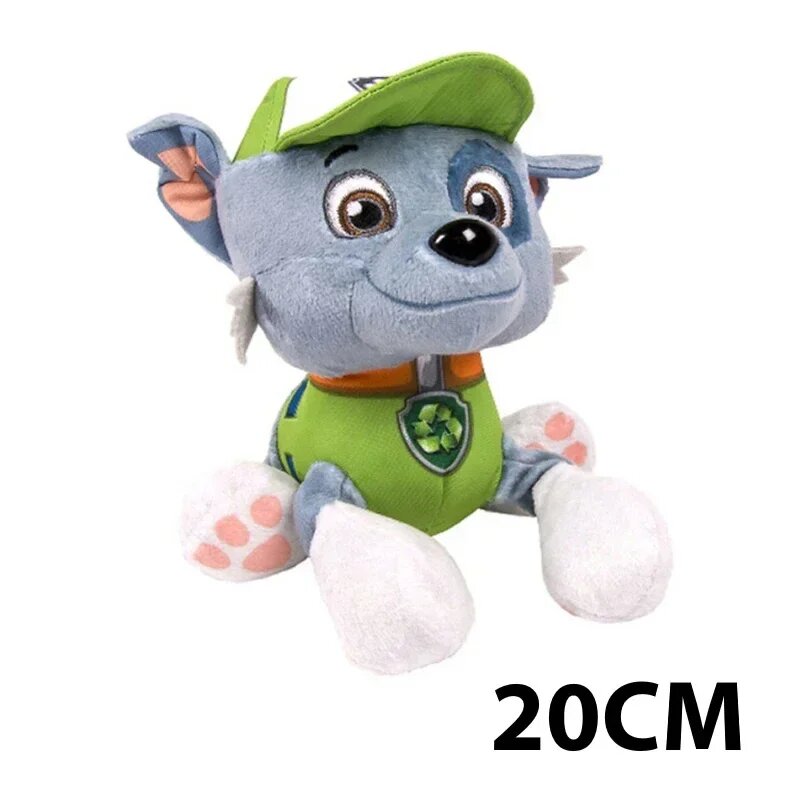 Плюшевая игрушка Чейз из «Щенячьего патруля» PAW PATROL Серый, 20CM