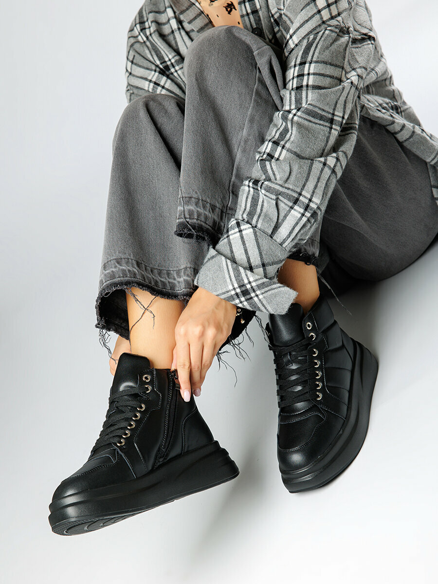 Ботинки натуральная кожа зимние утепленные 2025