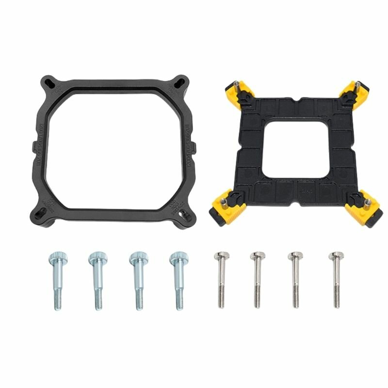 (1 компл.) Крепление + пластиковая задняя пластина для сокетов LGA1700/1200/115X/2011/1366