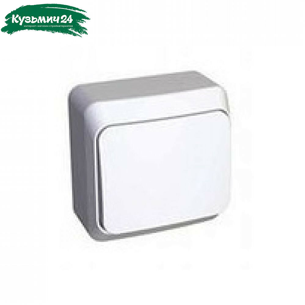 Выключатель Этюд 1-кл ОУ белый