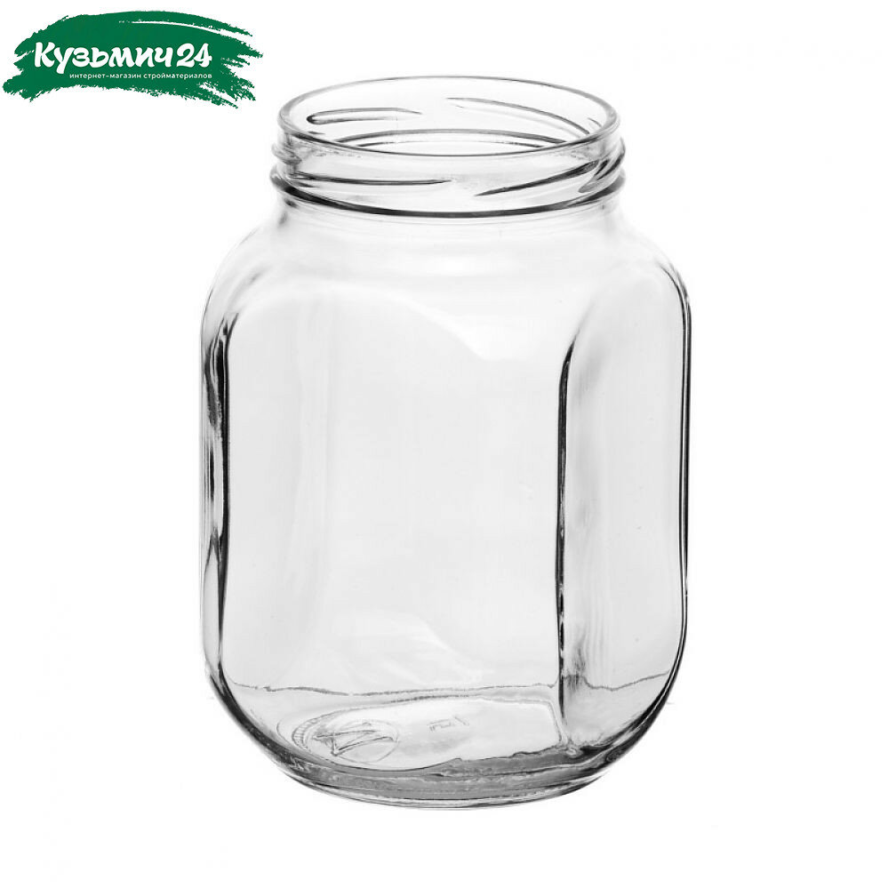 Банка стеклянная твист Глория Кубик ТО-82 650 мл