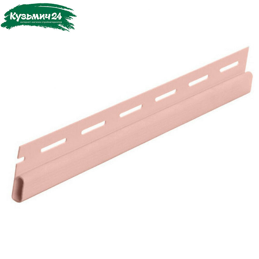 Сайдинг планка Финишная Розовая, 1 шт.