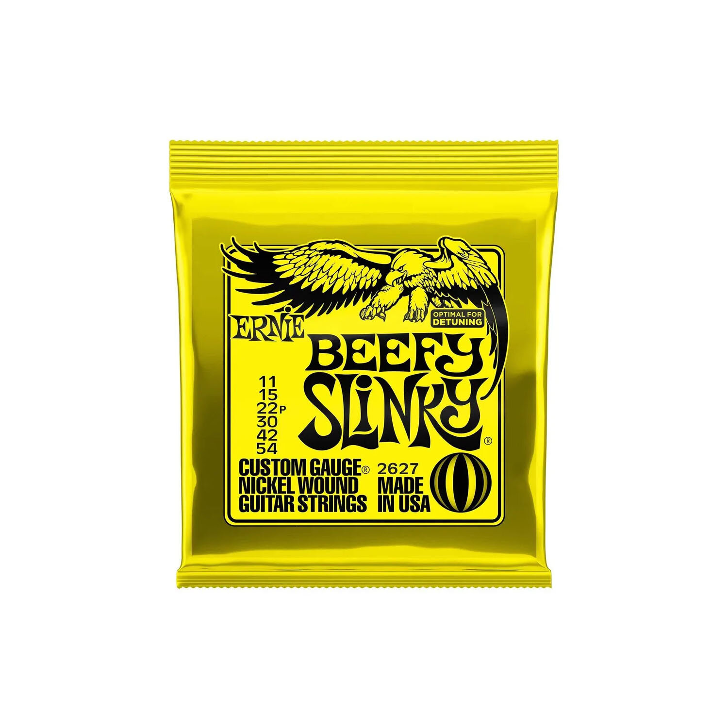 Струны для электрогитары Ernie Ball 2225 Extra Slinky Nickel Wound, гайка 8-38, 1 набор (6 струн), материал никель, модель 2225