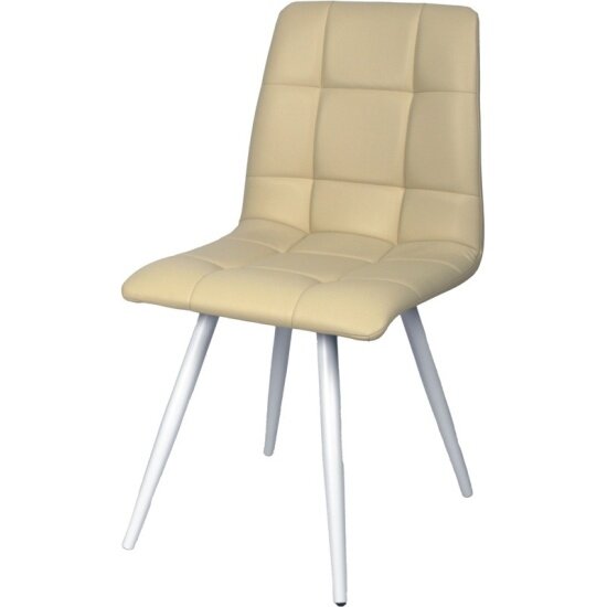 Стул Комус MERI HN WHITE (BOX-4) RU ECO-07 бежевый/белый