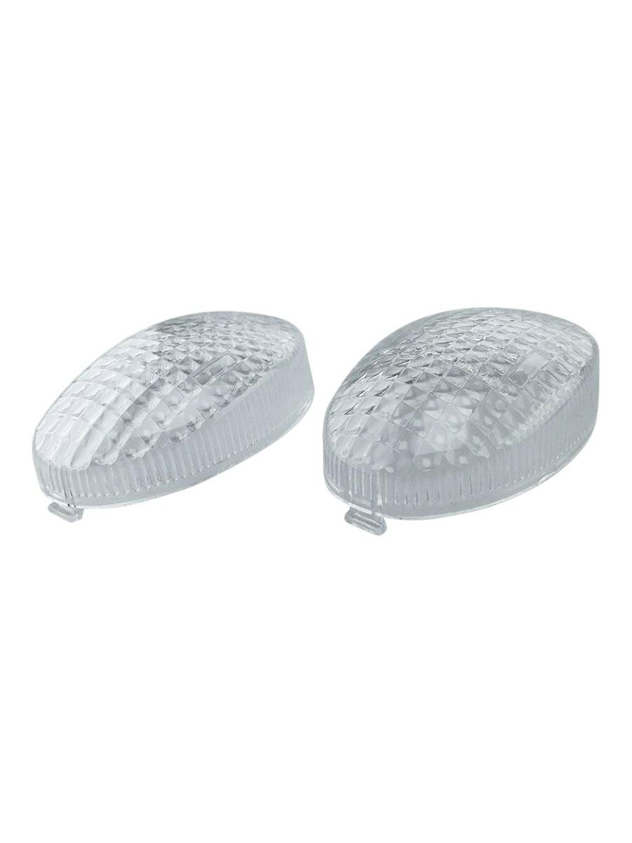 Стекло поворотника Kawasaki KLX250/300, Vulcan 650, Ninja 250R (пара) Прозрачный