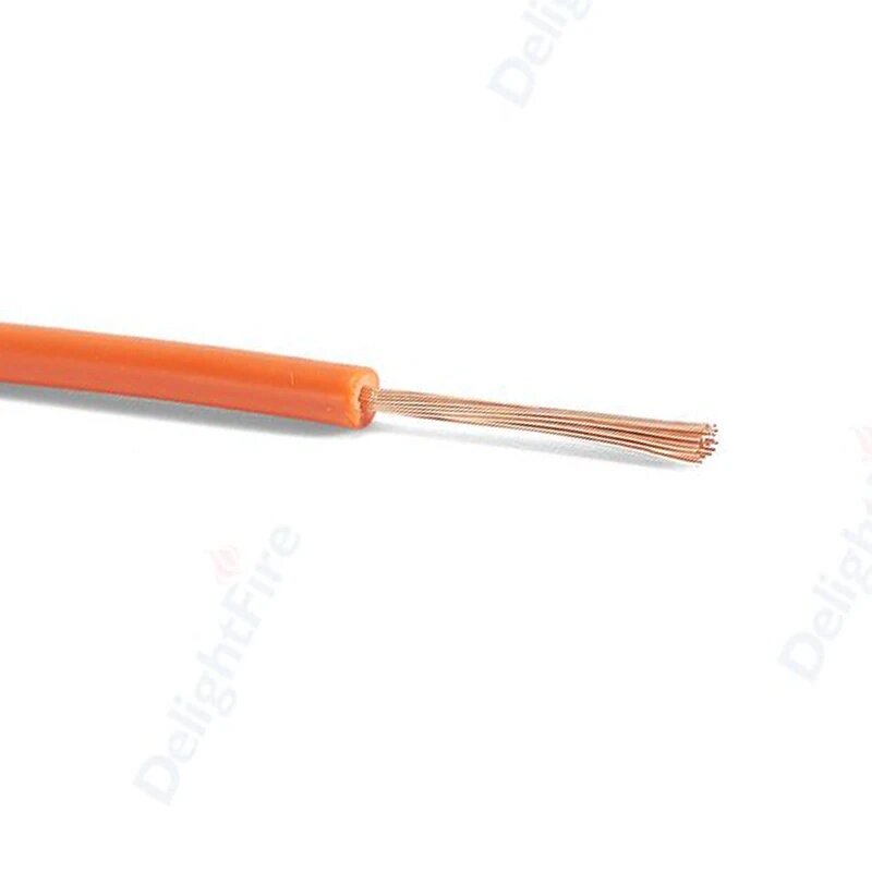 DelightFire изолированный многоцветный медный провод 14 16 18 20 22 AWG 18AWG, orange, 5м