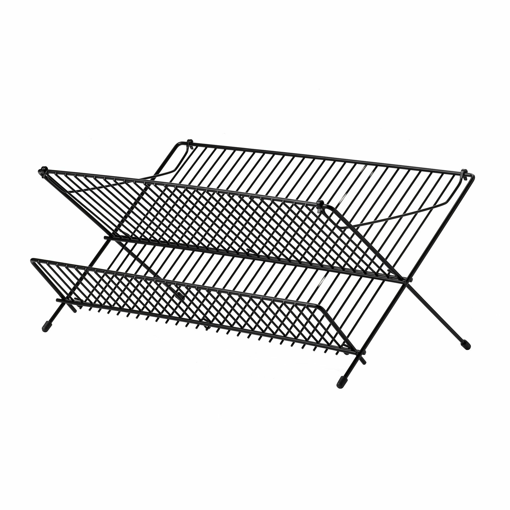 Сушилка для посуды икеа KVOT, черный