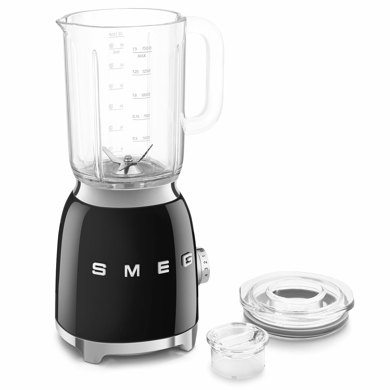 Блендер Smeg BLF03BLEU, мощность 800 Ватт, 4 скорости вращения, защита от перегрузки двигателя — фото 1